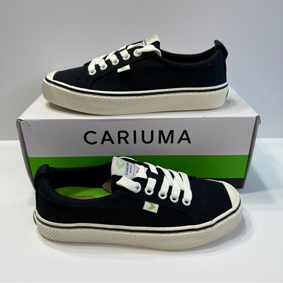 Cariuma | Shoes | New Cariuma Oca Low Stripe Black Canvas Sneaker ...